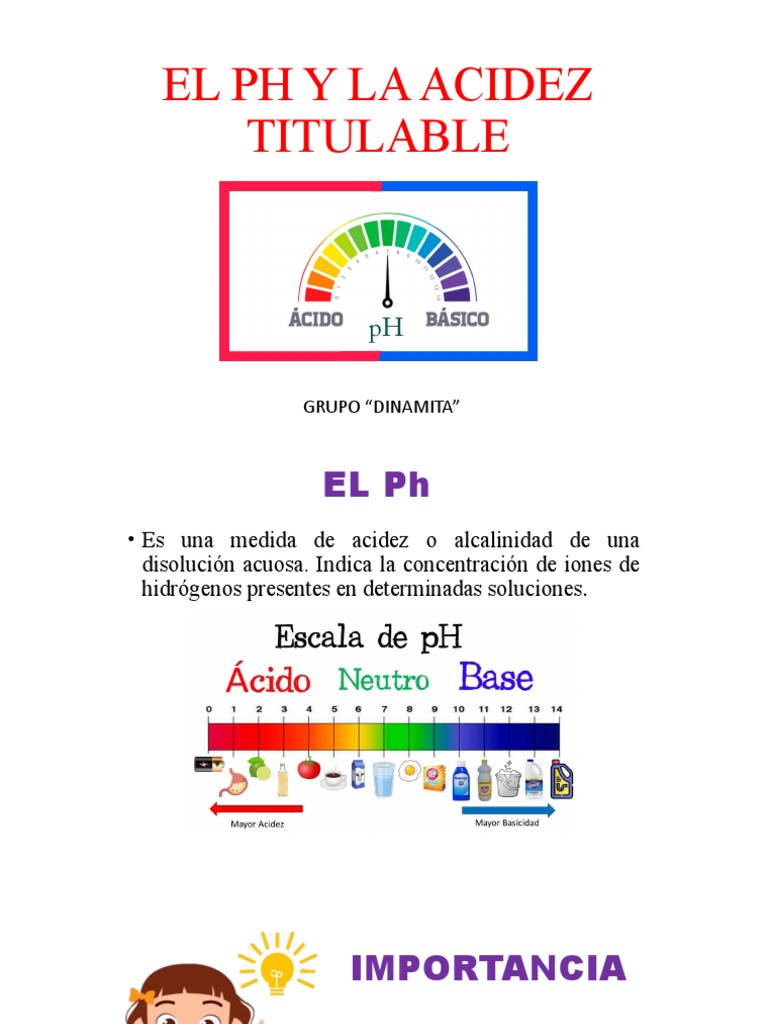 El PH y La Acidez Titulable | PDF