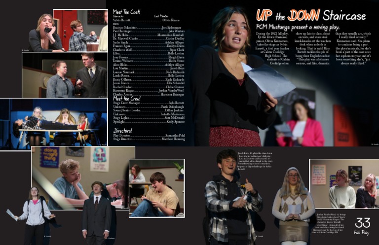 Down Staircase: PCM Mustangs Present A Moving Play. PCM Mustangs ...