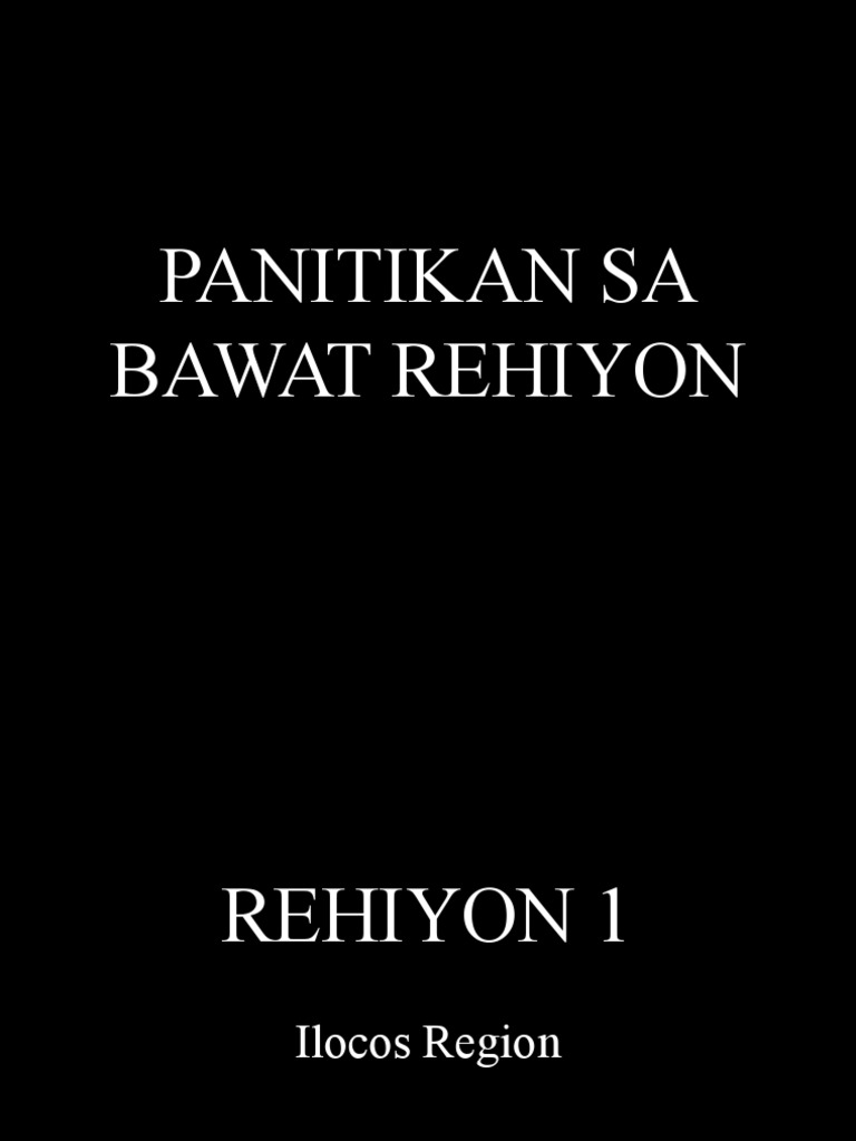 Panitikan Sa Bawat Rehiyon | PDF