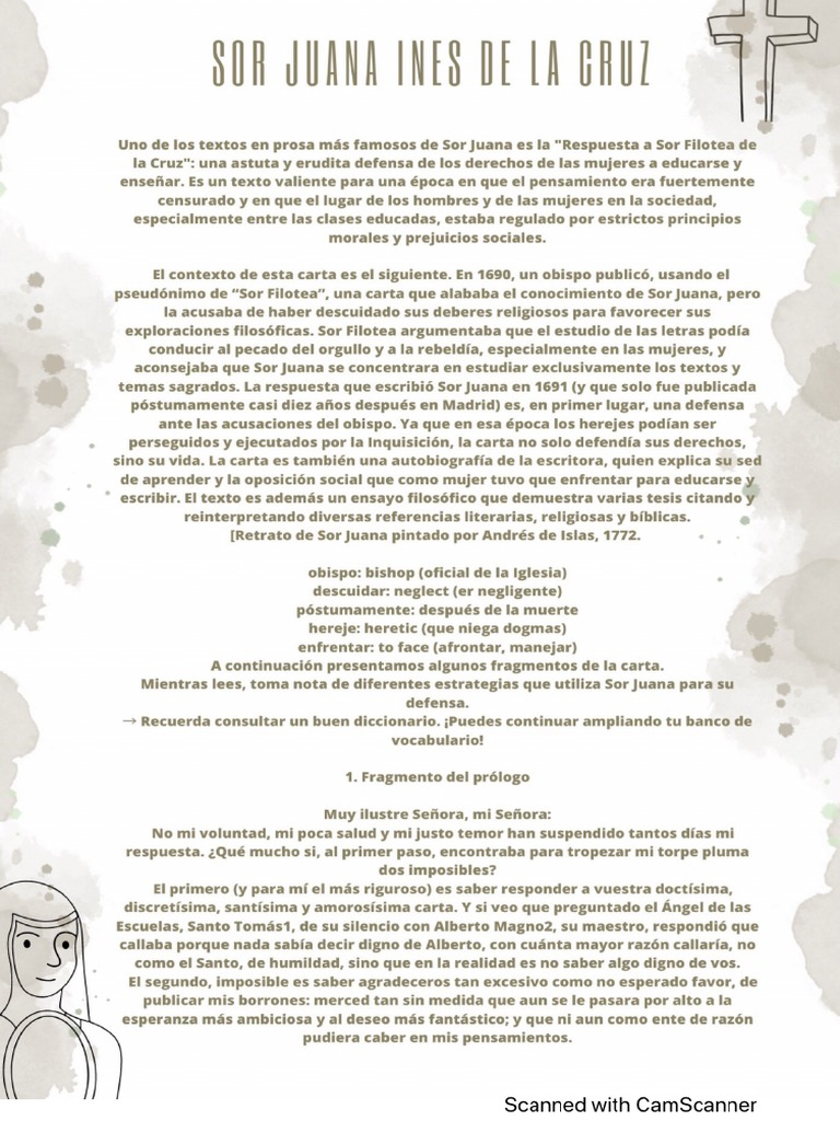 Carta Sor Juana | PDF