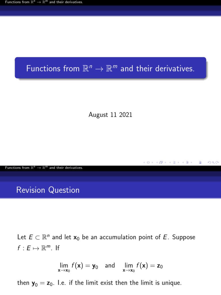 Differentiation Introduction | PDF | Derivative | Scalar (Mathematics)
