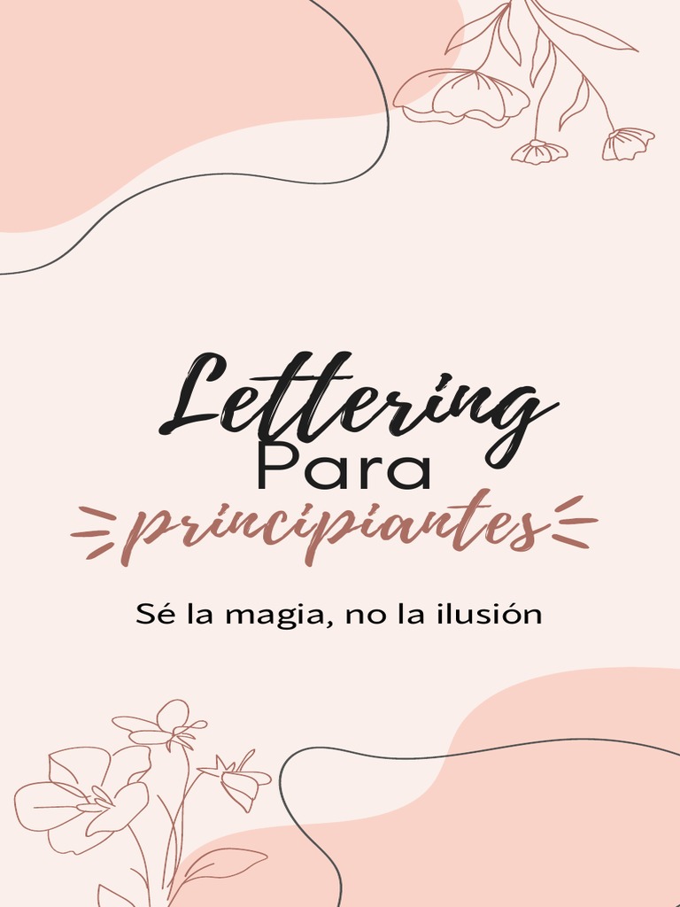 Guia Lettering para Principiantes | PDF | Caligrafía | Lápiz