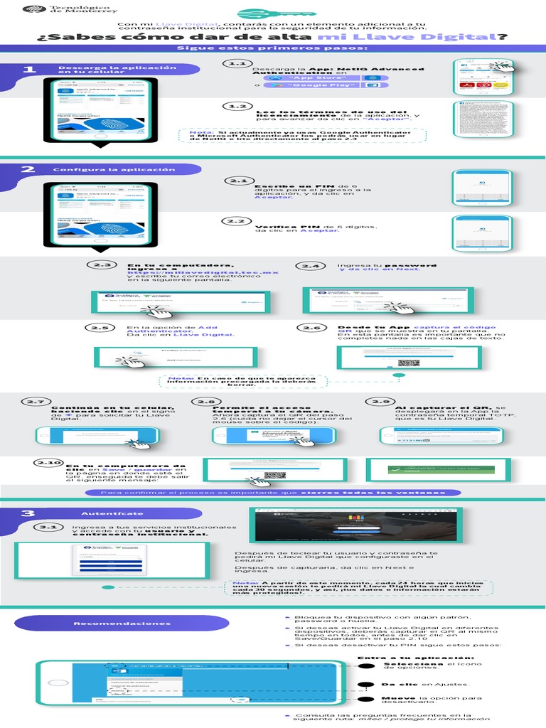 Manual LLave Digital Tec | PDF | Contraseña | Aplicación movil