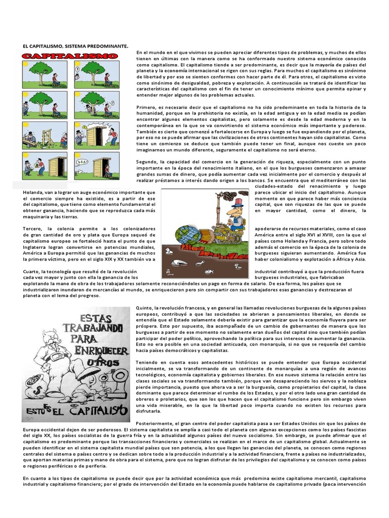 Guia Eco Politica Capitalismo 11° | PDF | Capitalismo | Colonialismo