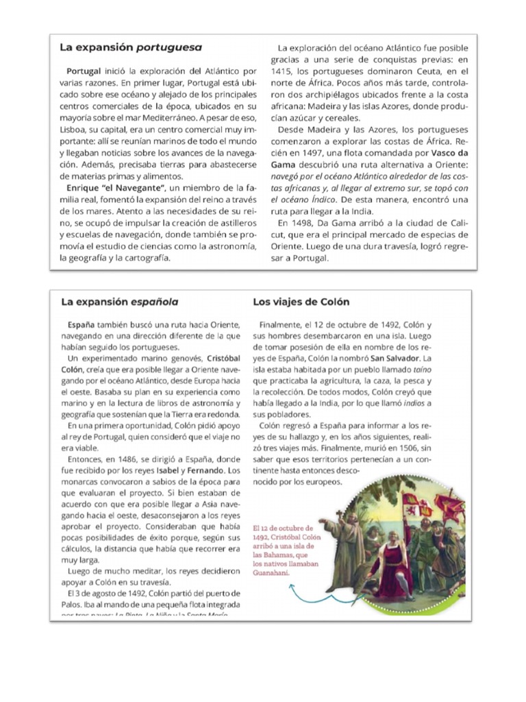La Expansión Española y Portuguesa | PDF