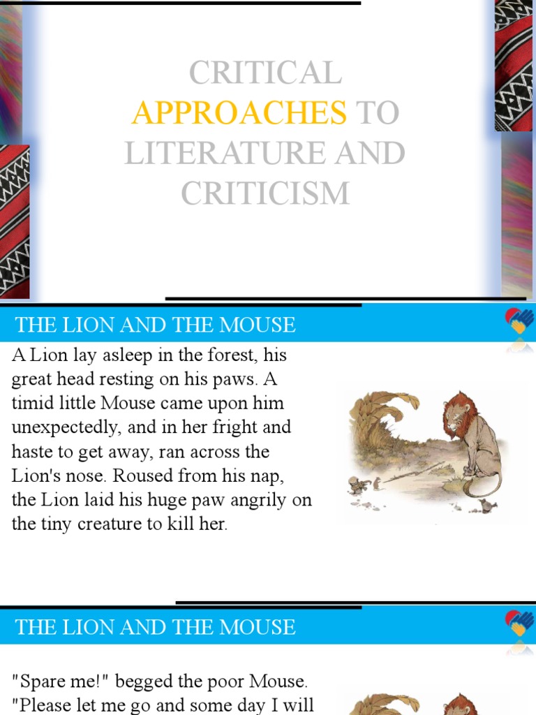 Critical Approaches To Lit Crit | PDF | Postcolonialism | Archetype Critical Approaches To Lit Crit | PDF | Postcolonialism | Archetype