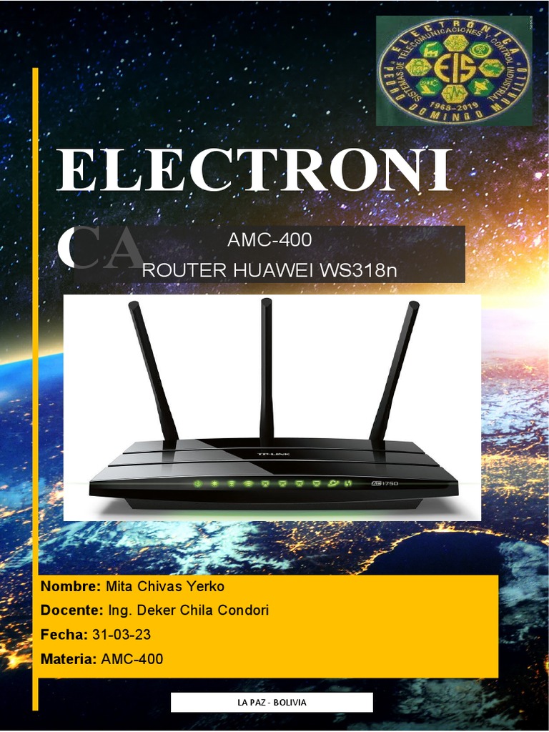 Router Amc-400 | PDF | Enrutador (Computación) | Protocolos de internet