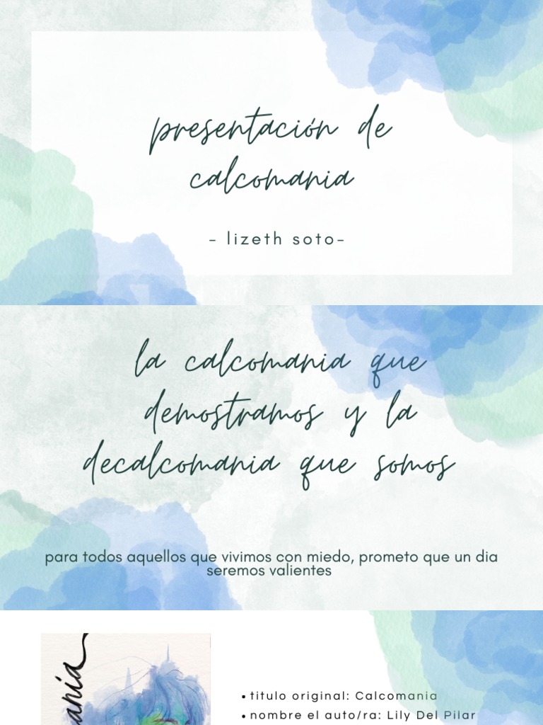presentación de calcomania | PDF