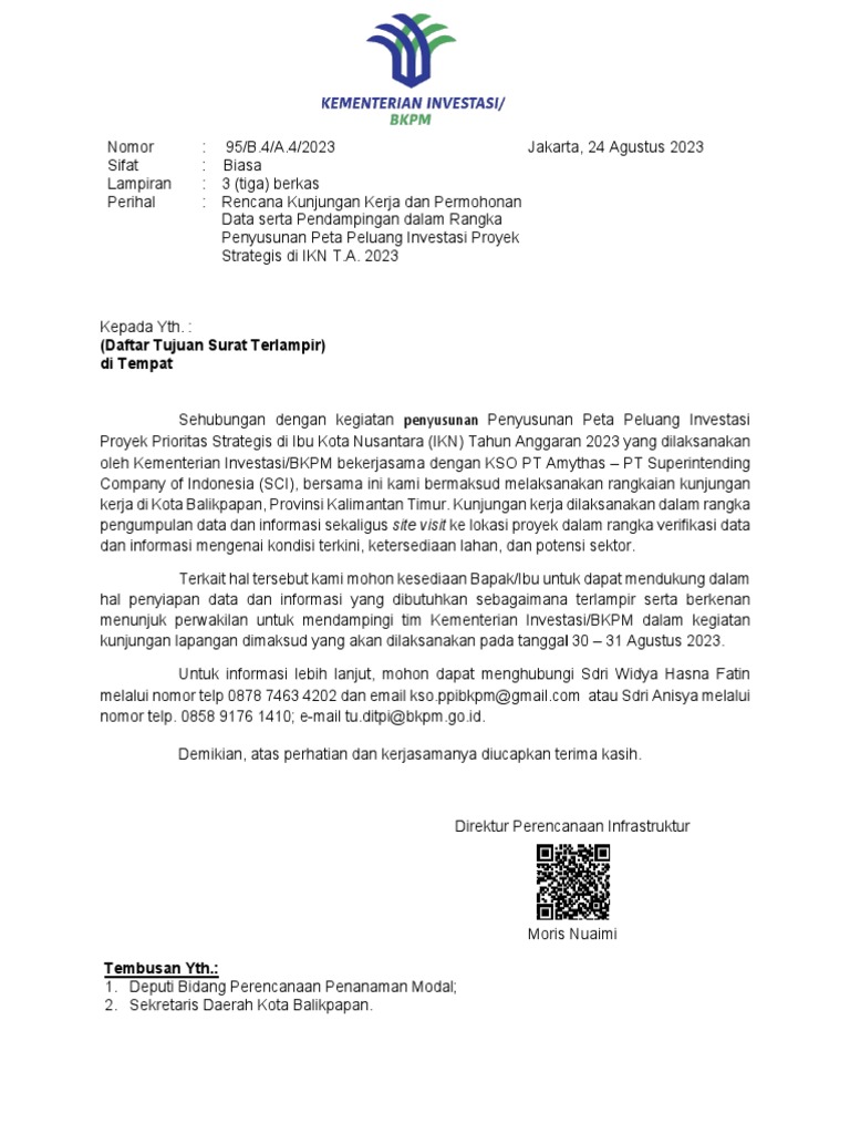 Kunjungan Kerja Proyek IKN 2023 | PDF