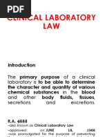 Ra 4688 Clinical Laboratory Act | PDF
