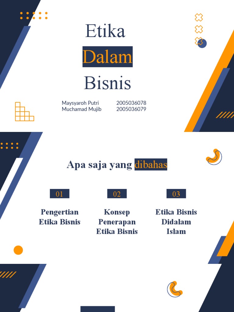 Etika Bisnis: Konsep dan Penerapan | PDF