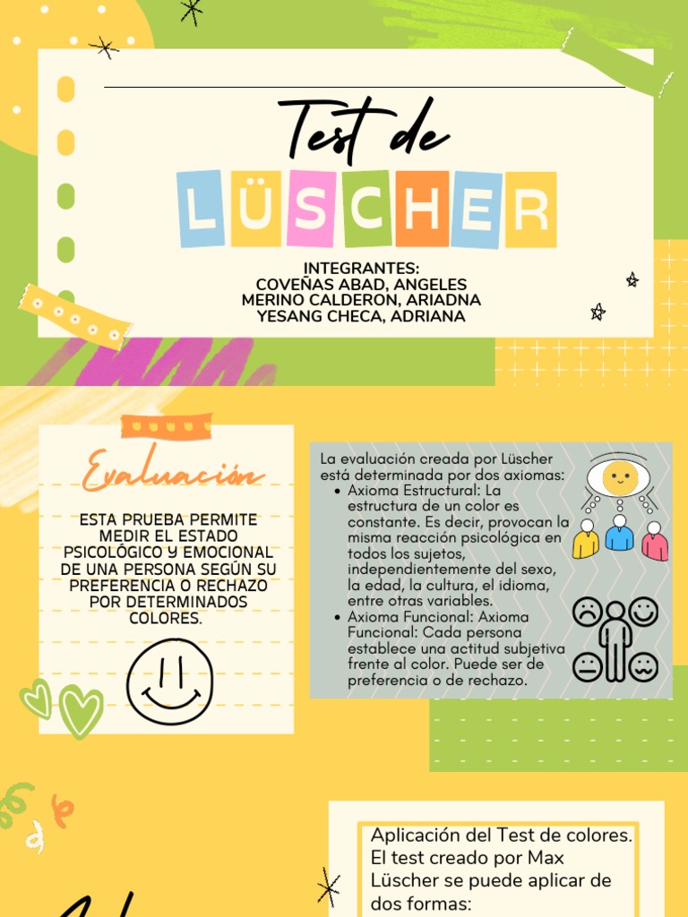 Test de Lüscher | PDF | Color