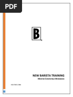 Barista Training Program Guide | PDF | Starbucks | Coffee