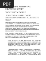 Global Perspectives Individual Report Sample | PDF | Coal | Energy ...