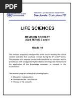 Biosphere To Ecosystem Grade 10 Life Sciences | PDF | Food Web | Soil
