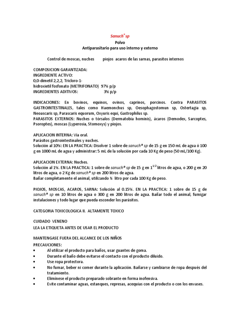 FT Sanuch | PDF | Especialidades Medicas