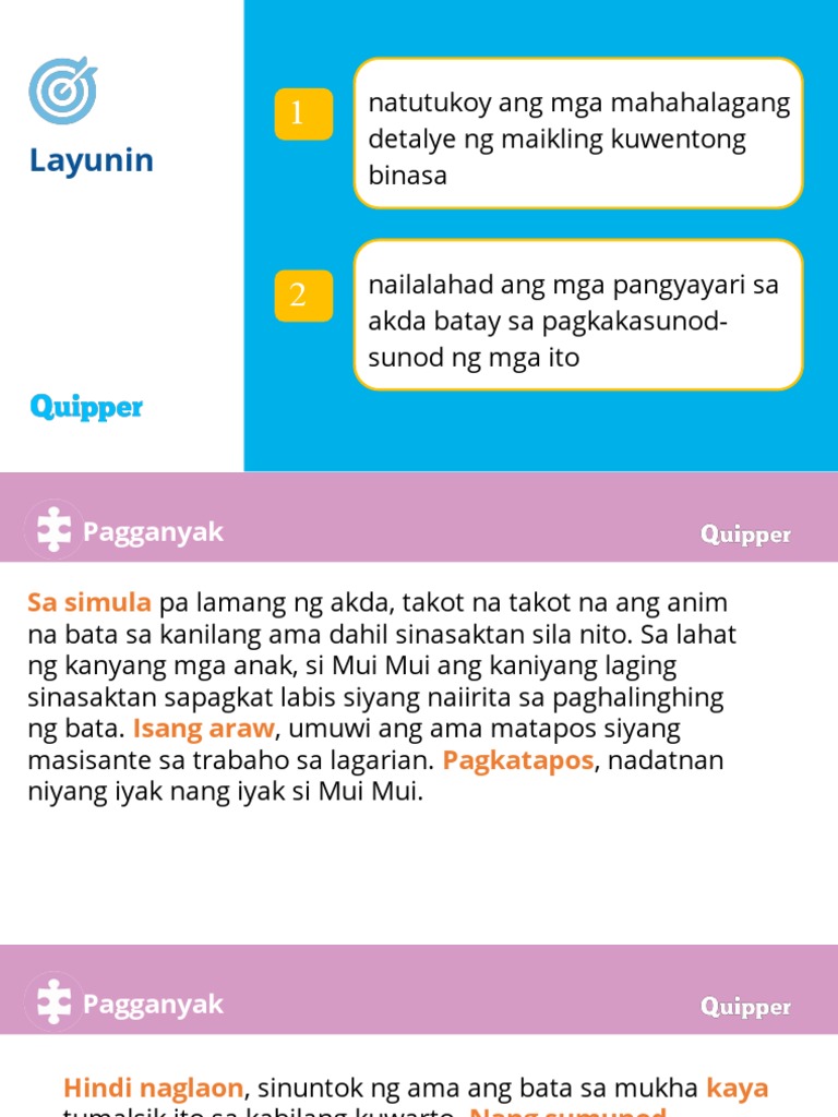 Mga Pang-Ugnay Sa Pagsusunod-Sunod NG Mga Pangyayari | PDF Mga Pang-Ugnay Sa Pagsusunod-Sunod NG Mga Pangyayari | PDF