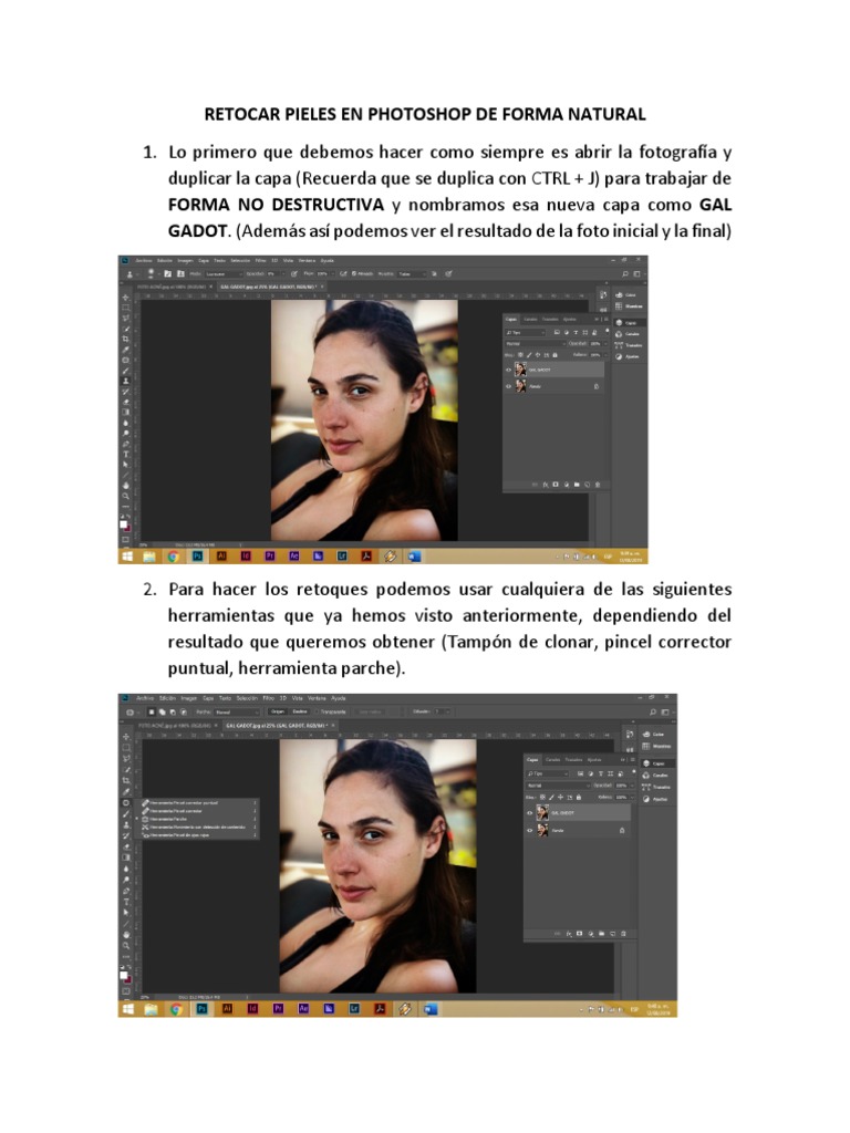 Retoque Natural de Piel en Photoshop | PDF | Arte