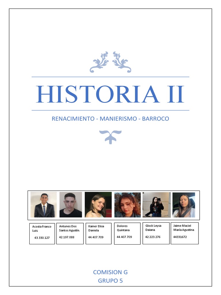 Historia II | PDF | Barroco | Miguel Ángel