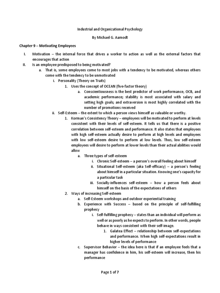 9.-Motivating-Employees-Handouts | PDF | Motivational | Motivation