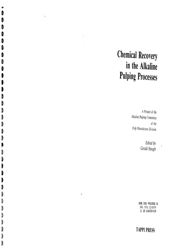 Chemical Recovery (1985 Edition) | PDF