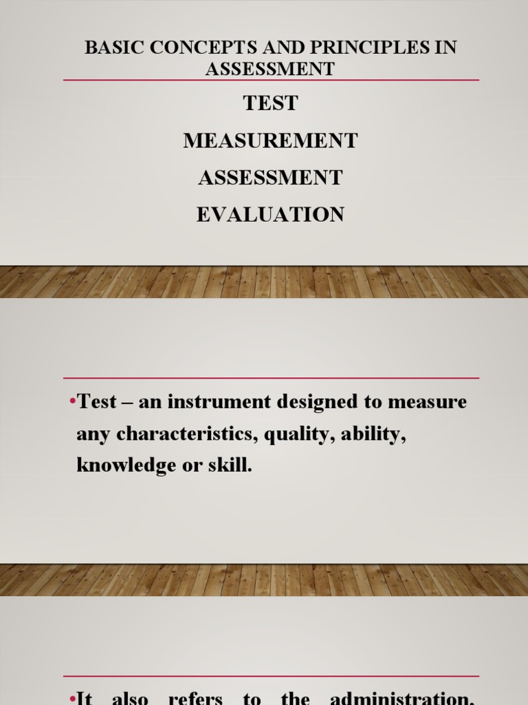 Basic Concepts-Assessment in Learning | PDF | Educational Assessment ... Basic Concepts-Assessment in Learning | PDF | Educational Assessment ...