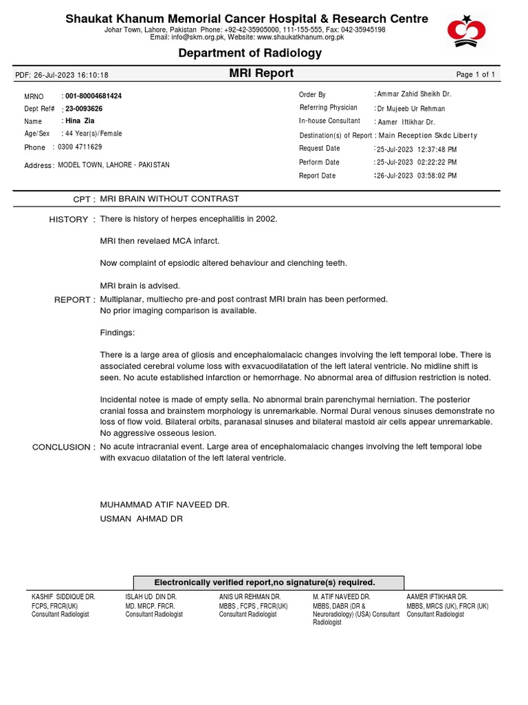 Shaukat Khanum Memorial Cancer Hospital & Research Centre: CPT: History ...