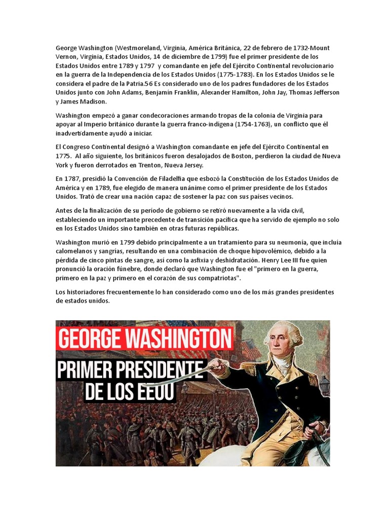 George Washington | PDF