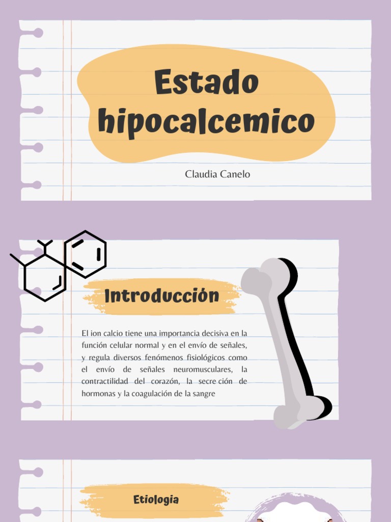 Hipocalcemia | PDF | Medicina CLINICA | Especialidades Medicas