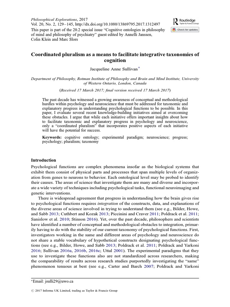 Sullivan 2017 | PDF | Psychology | Diagnostic And Statistical Manual Of ...