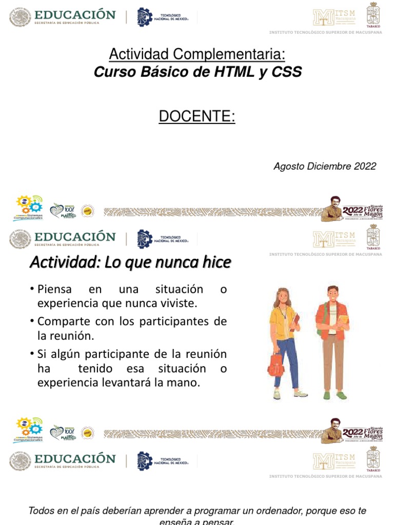 Curso Básico de HTML y CSS | PDF