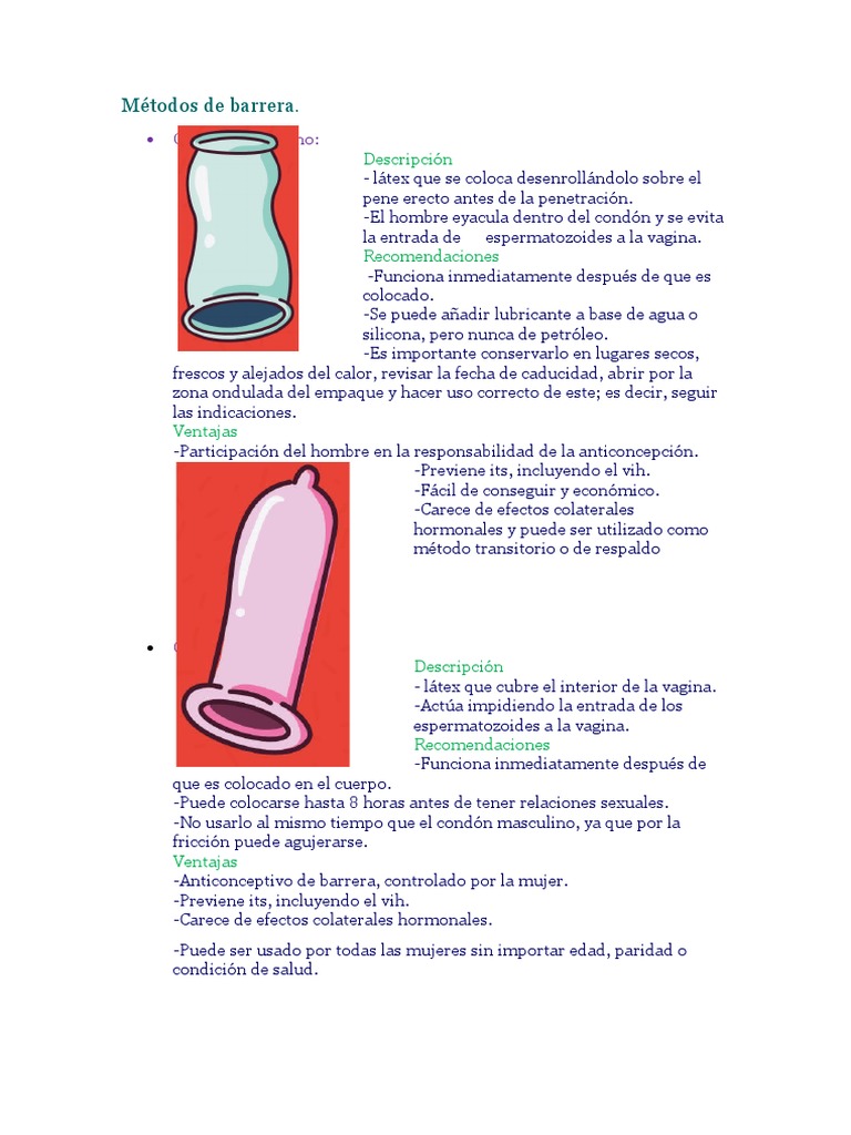 Métodos de barrera | PDF