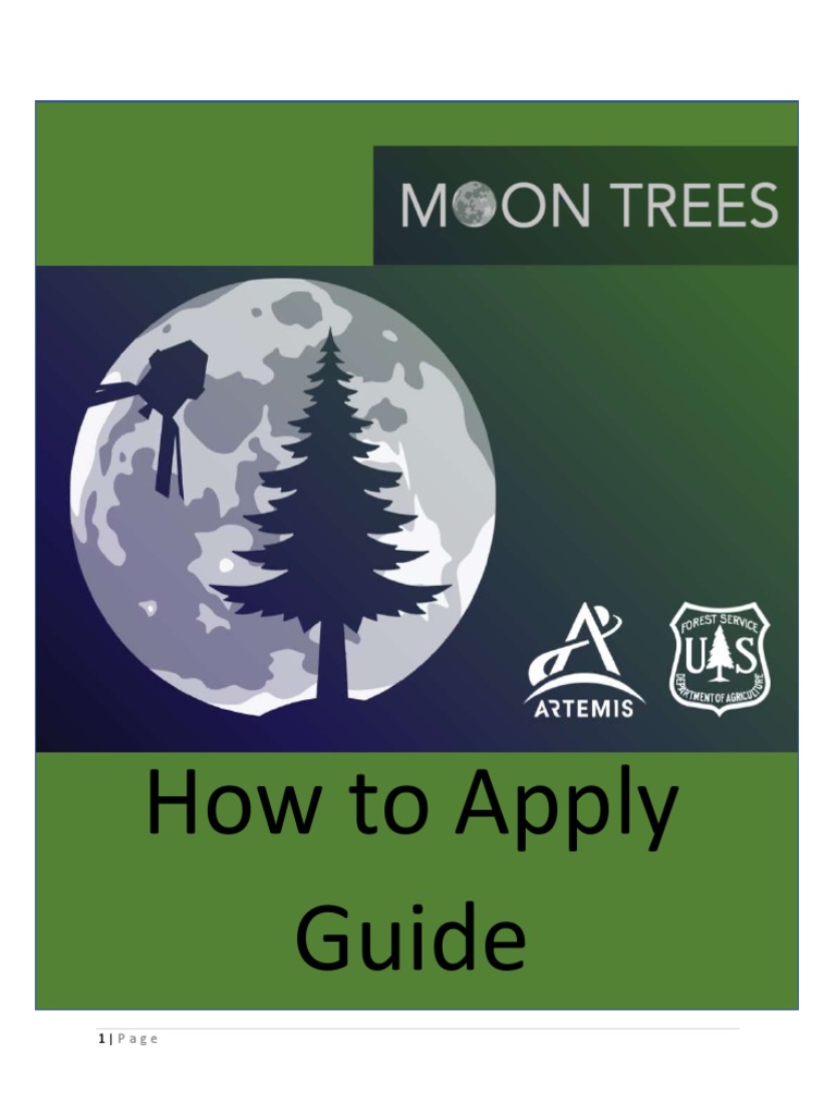 Moon Trees How to Apply Guide Final Copy | PDF | Nasa | Apollo Program