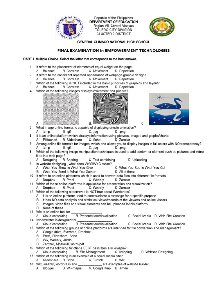 Final Exam in Empowerment Technologies | PDF | Websites | Educational ... Final Exam in Empowerment Technologies | PDF | Websites | Educational ...