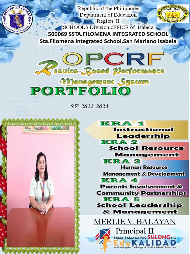 OPCRF Cover and Template | PDF