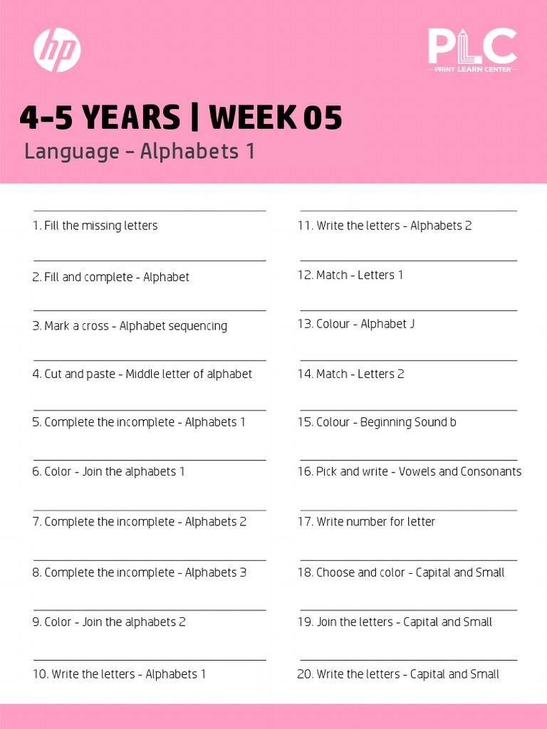 4 5 Week5 Language Alphabets1 | PDF | Alphabet | Consonant