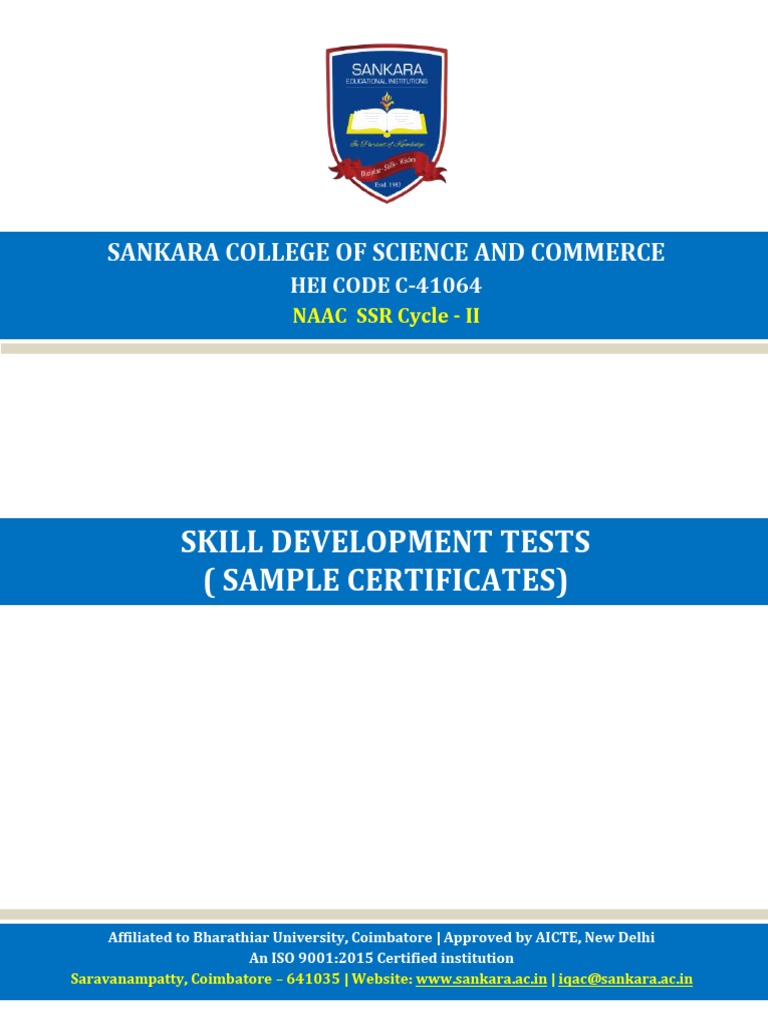 Skill Development Tests Up | PDF | Communication