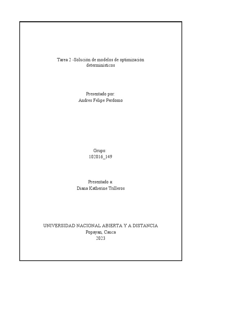 Tarea_2_Andres Felipe Perdomo | PDF | Inventario | Economias