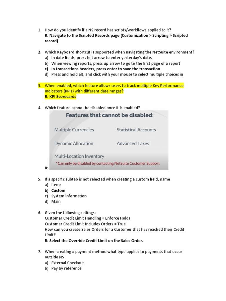 Banco Preguntas 2022 Suite Foundation | PDF | Inventory | Invoice