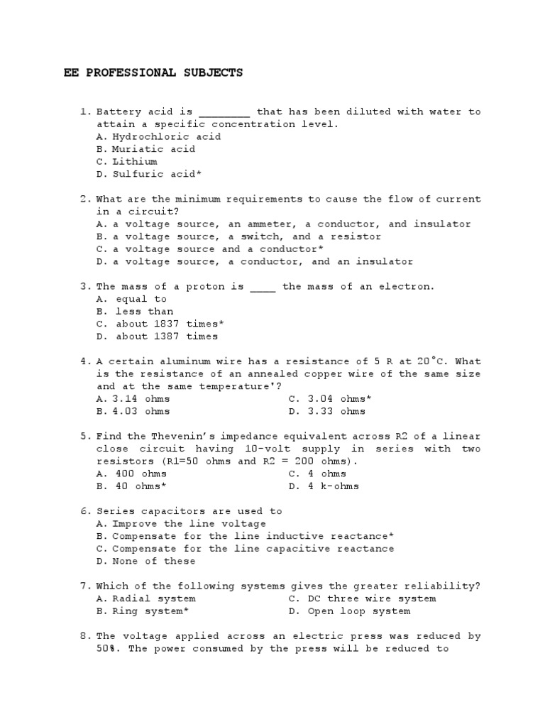 Ee Rev 4 | PDF | Electrical Network | Capacitor