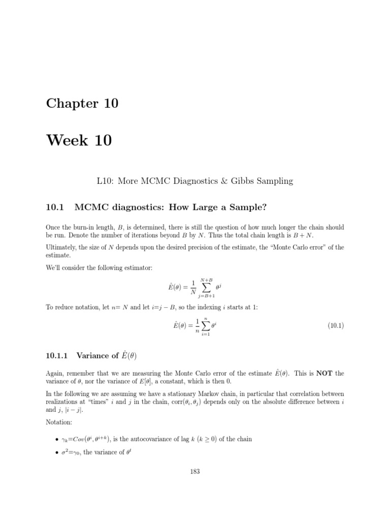 BT Wk10 LectureNotes | PDF | Estimator | Statistical Theory BT Wk10 LectureNotes | PDF | Estimator | Statistical Theory