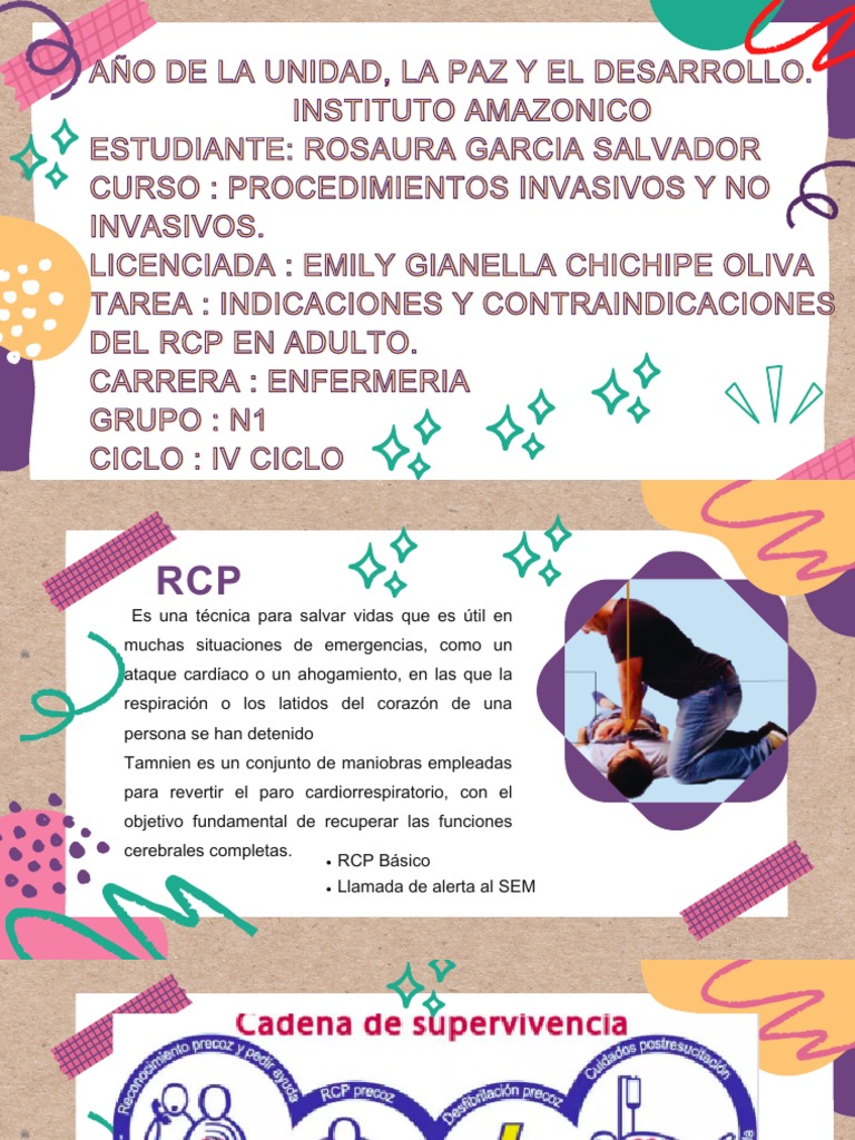 RCP en Adultos: Guía y Pasos Clave | PDF | Reanimación cardiopulmonar | Enfermedades y trastornos