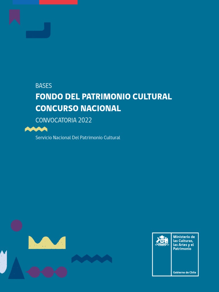 Bases - Fondo Del Patrimonio Cultural - Concurso Nacional - 2022 | PDF | Patrimonio cultural ...