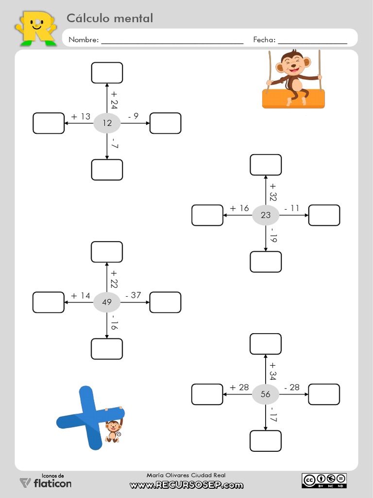 Ejercicio de Calculo Mental PDF | PDF