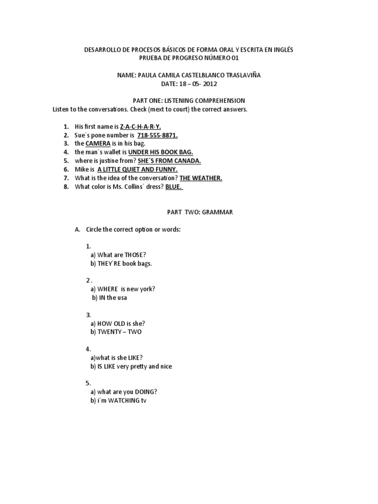 Correccion Evaluacion Ingles! | PDF | Clothing | Fashion