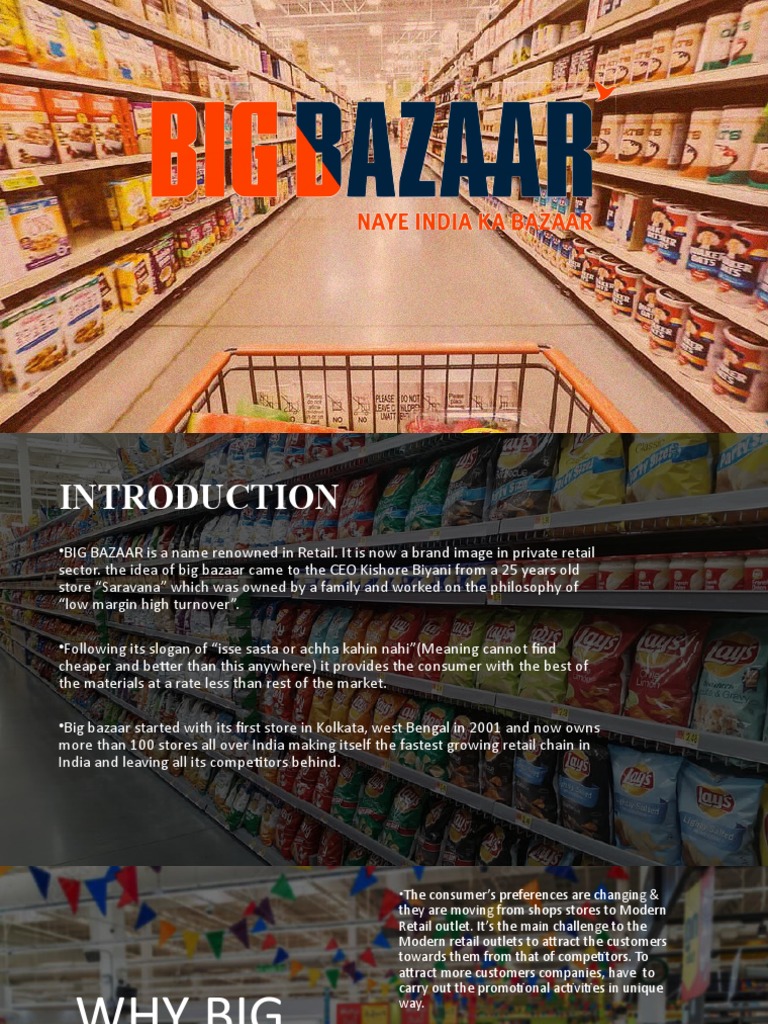 BIG BAZZAR Presentaion | PDF | Retail | Pricing
