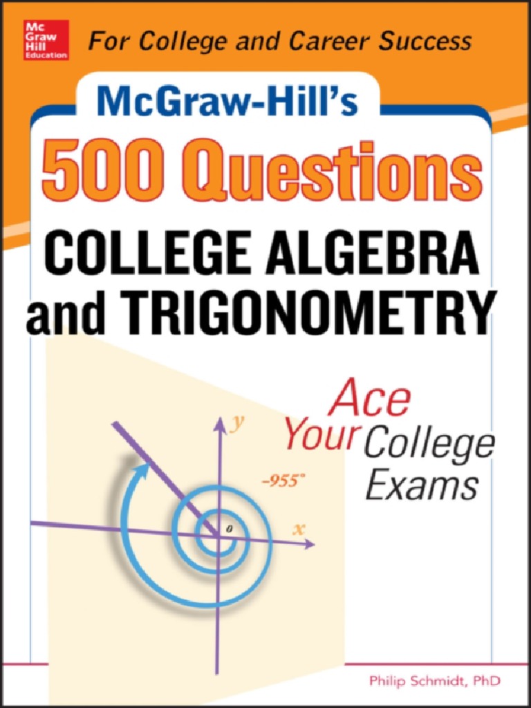McGraw-Hills 500 Questions - Philip Schmidt | PDF | Equations | Angle