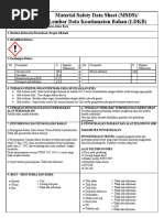 MSDS Aquadest | PDF