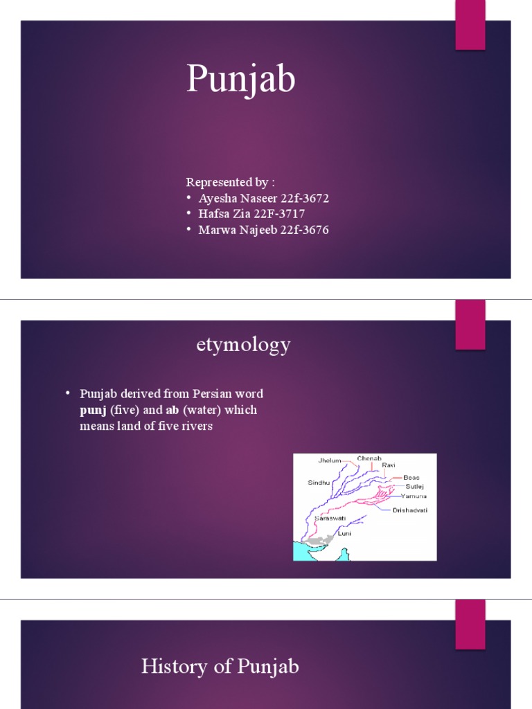 Presentation (Punjab) | PDF | South Asia | Pakistan