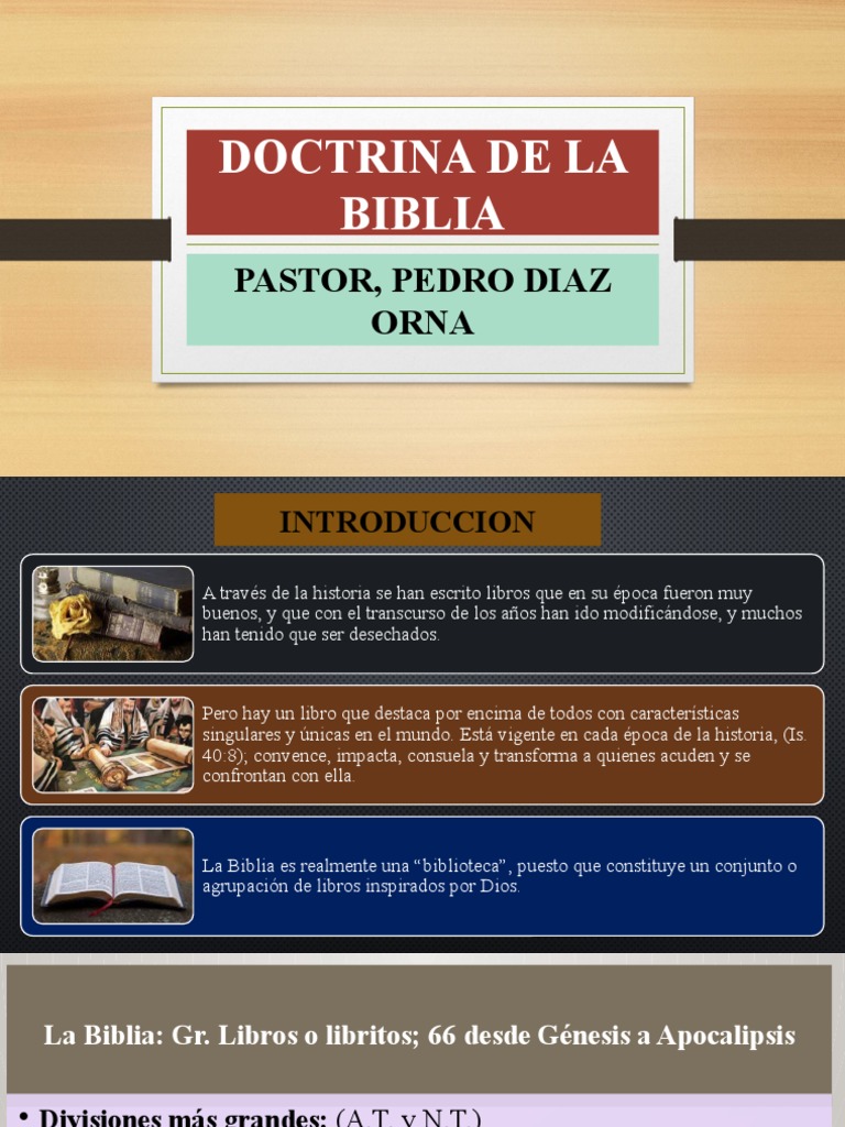 Doctrina Biblica | PDF | Biblia | Dios